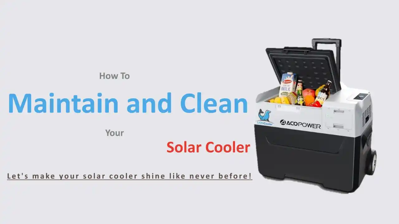 How To Maintain and Clean Your Solar Cooler | Sustainoverse